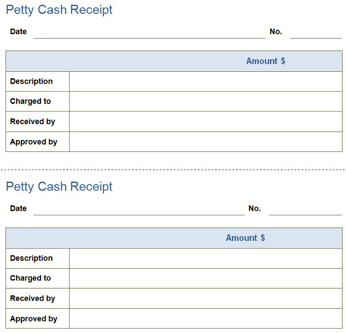 Petty Cash Receipt 2 Petty Cash Receipt Template Free Templates For 
